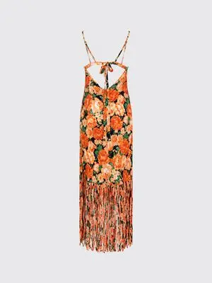 Pinko Floral Print Sheath Midi Dress
