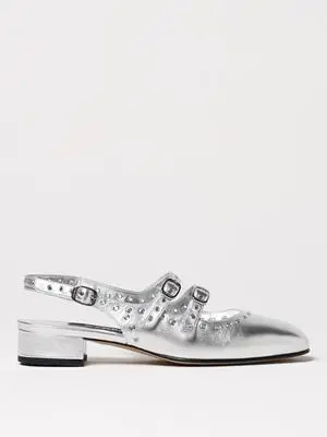 CAREL Embellished Slingback Shoes - Silver