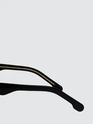 Carrera Eyewear Rectangular Acetate Aviator Sunglasses With Double Bridge - Black