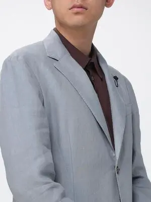 LARDINI Single Breasted Linen Dress