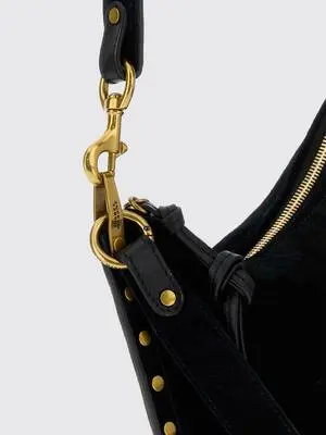 Isabel Marant Étoile Oskan Studded Suede Hobo Bag - Black