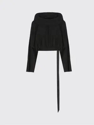 Rick Owens Crop Cotton Sweatshirt
