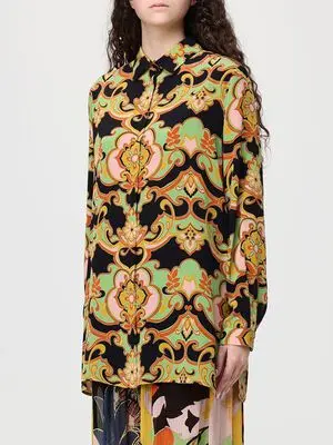 Etro Cotton Blend Shirt With Paisley Print