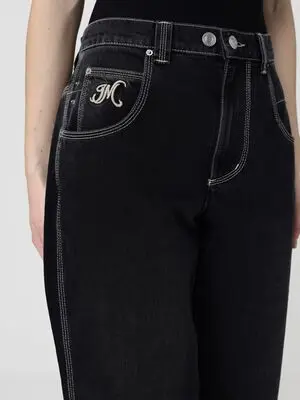 Isabel Marant Étoile Wide Leg Jeans In Cotton Denim - Grey