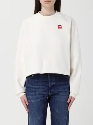 The North Face Crew Neck Sweatshirt With Logo - White