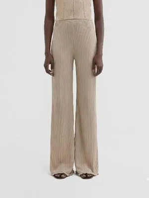 MARGHERITA MACCAPANI Palazzo Trousers - Beige