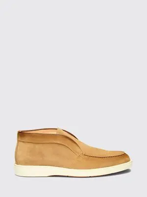 Santoni Suede Boots - Burnt