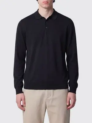 DRUMOHR Cotton Knit Polo Shirt - Blue