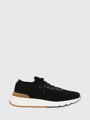 Brunello Cucinelli Lace Up Trainers - Black