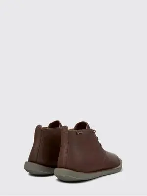 Camper Lace Up Leather Ankle Boots