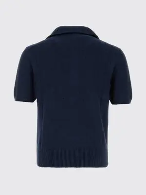 Dolce & Gabbana Cotton Knit Polo Shirt - Blue 1