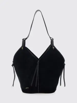 Isabel Marant Étoile Tampa Suede Shoulder Bag - Black