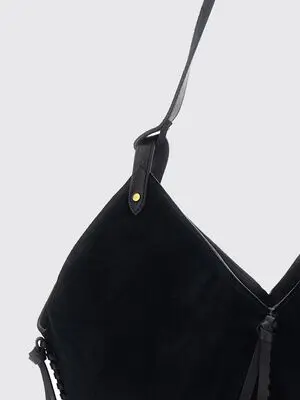 Isabel Marant Étoile Tampa Suede Shoulder Bag - Black