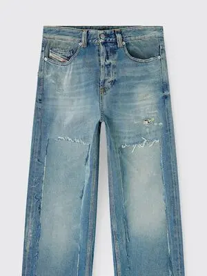 DIESEL® Wide Leg Denim Jeans