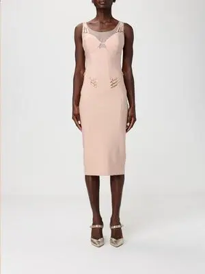 Elisabetta Franchi Jersey Bustier Dress - Nude