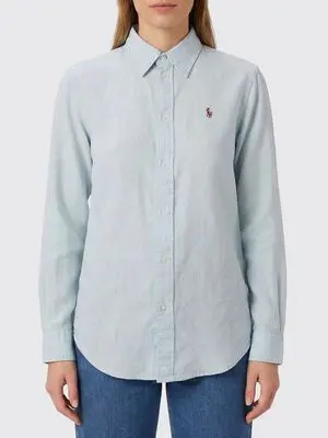Polo Ralph Lauren Cotton Shirt With Logo - Blue