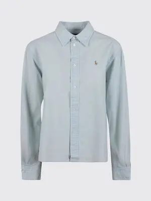 Polo Ralph Lauren Cotton Shirt With Embroidered Logo