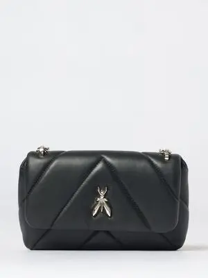 Patrizia Pepe Quilted Leather Bag - Black