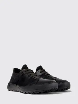 Camper Peu Serra Grained Leather Slip-on Sneakers With Vibram Sole