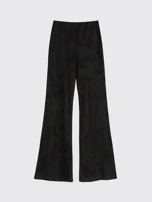 MARGHERITA MACCAPANI Easy Flared Trousers In Organic Cotton Blend