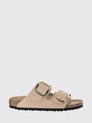 BIRKENSTOCK Arizona Big Buckle Brushed Leather Sandal - Beige