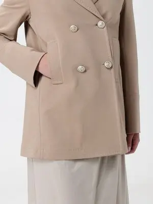 CIRCOLO 1901 Double-breasted Cotton Coat - Brown