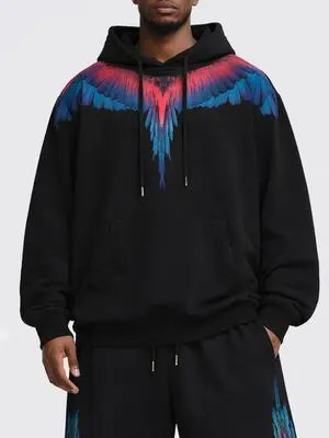 COUNTY OF MILAN Cotton Icon Wings Logo Hooded Sweatshirt