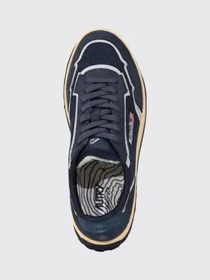 AUTRY Wildpace Low Leather And Mesh Sneakers - Blue