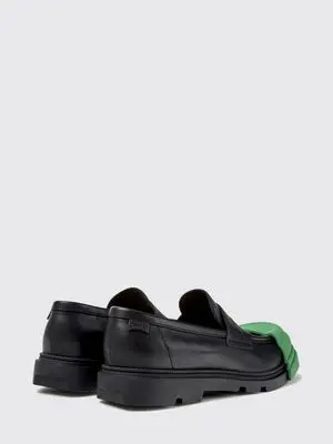 Camper Bi Junction Loafers In Smooth Calf Leather With Notched Sole