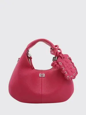 GANNI Recycled Polyester Blend Bag - Red