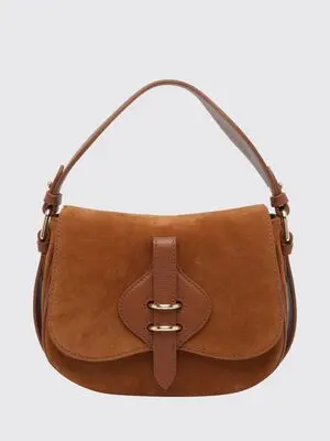 COCCINELLE Suede And Leather Mini Bag - Brown