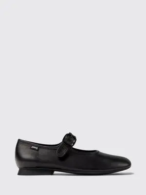 Camper Casi Myra Smooth Leather Mary Jane Flats - Black