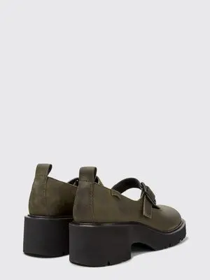 Camper Milah Aged Leather Mary Jane Pumps