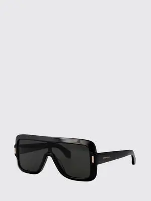 FERRAGAMO Tortoiseshell Rectangular Shield Sunglasses - Black
