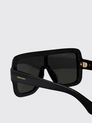 FERRAGAMO Tortoiseshell Rectangular Shield Sunglasses