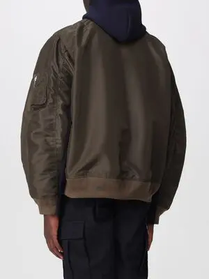 Sacai Cotton Blend Hoodie - Navy
