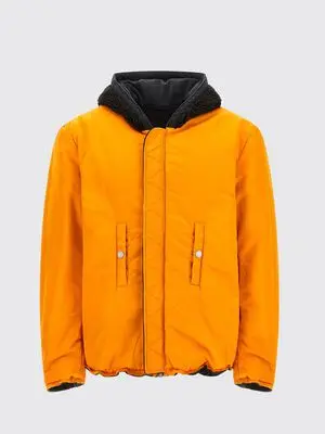 PURPLE BRAND Bomber Jacket With Hood And Shearling Collar
