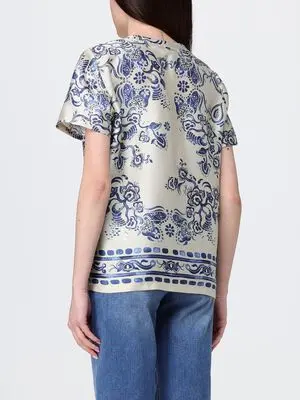 Liu Jo Floral Print Satin Blouse