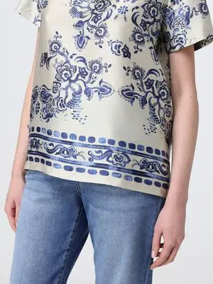 Liu Jo Floral Print Satin Blouse