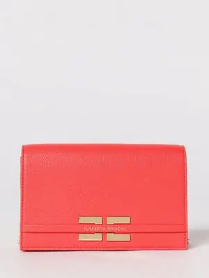 Elisabetta Franchi Grained Faux Leather Bag - Red