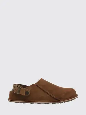 BIRKENSTOCK Lutry Premium Suede Mules - Brown