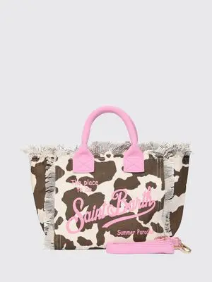 MC2 SAINT BARTH Colette Cotton Canvas Bag With Logo - Fa04