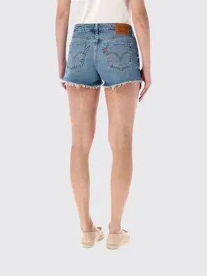 LEVI'S Cotton Denim Shorts - Blue