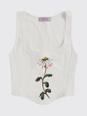MARGHERITA MACCAPANI Daisy Floral Cotton Corset Top
