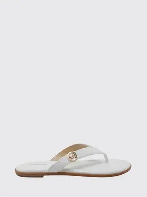 Michael Kors Erin Leather Thong Sandal - White