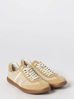 Camper Pelotas Soller Lyocell And Suede Lace-up Sneakers - Brown