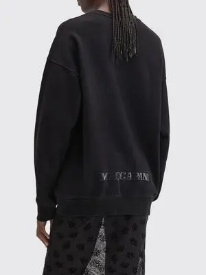 MARGHERITA MACCAPANI Cotton Sweatshirt With Floral Print