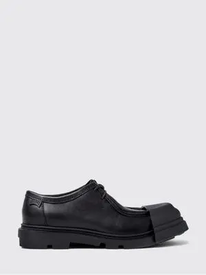 Camper Junction Leather And Rubber Derby Shoes - Black