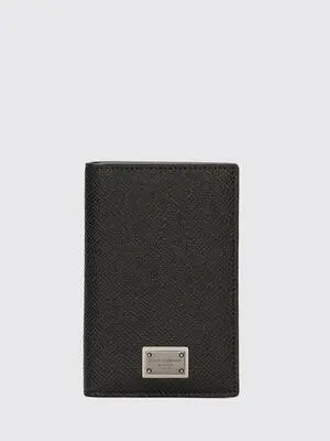 Dolce & Gabbana Logo Passport Holder - Black