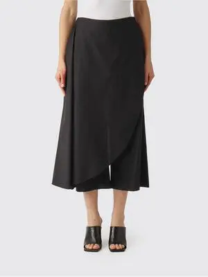 MEIMEIJ Cotton Cropped Trousers - Black